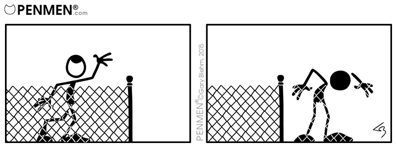 The PENMEN COMIC STRIP – Gary Blehm